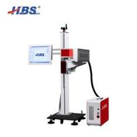 China Online Flying CO2 Laser Marking Machine with Rotate Marking Head for sale