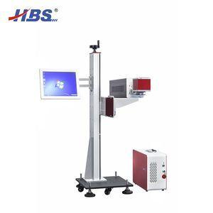 China Online Flying 30W CO2 Laser Marking Machine for Bottle, Carton Box, Plastic Marking for sale