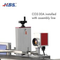China 10640nm Air Cooling CO2 Laser Marking Machine For Non Metal Marking for sale