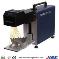 China Mobile 3D Fiber Laser Metal Engraving Machine 20W 30W For Jewelry for sale