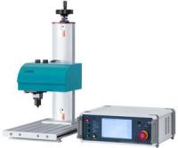 China Online Desktop Electric Pneumatic DOT Pin Punching Equipment for sale