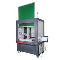 China XY Axis Moving Platform Full Enclosed Cabinet UV Laser Non-Metal Engraving Machine for sale