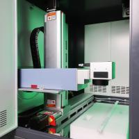 China XY Axis Moving Platform Full Enclosed Cabinet UV Laser Non-Metal Engraving Machine for sale