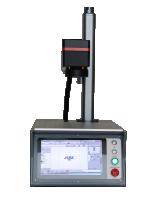China Mini Tabletop Compact Fiber Laser Marking Machine HBS-GQ-20 for sale