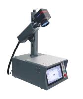 China Mini Tabletop Compact Fiber Laser Marking Machine HBS-GQ-20 for sale