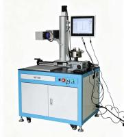 China Customized Fiber Laser Marking Machine Rotary Axis Flat And Cylindrical Engraving for sale