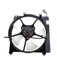 China 19015PWJZ01 Auto Parts Cooling System Radiator Water Tank Fan Assembly for HONDA Fit for sale