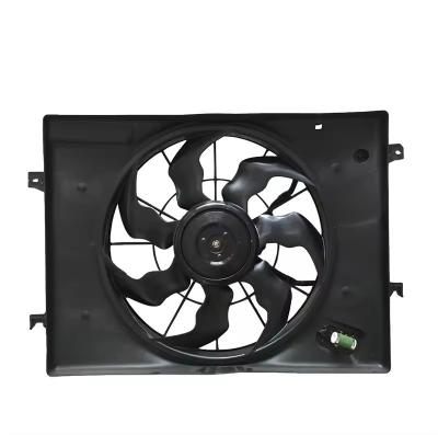 China Radiator Water Tank Cooling Electric Fan for Hyundai TUCSON 2.0 SONATA 25380-0L250 253802E010 25380-2E010 2013 for sale