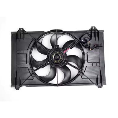 China 25380-0C050 Auto Radiator Water Tank Cooling Electric Fan Assembly for Hyundai KIA RIO for sale