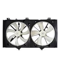 China 12V Electric Radiator Cooling Fan Assembly for Toyota Camry Lexus ES240 16711-28300 for sale