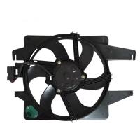 China 2002-2008 Ford Fiesta Radiator Water Tank Electric Cooling Fan Assembly 3N218L607AD for sale