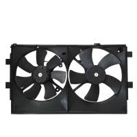 China OE NO. 1355A131 Auto Parts Car Water Tank AC Condenser Electric Cooling Radiator Fan Assembly for Mitsubishi Galant Lancer Fortis for sale