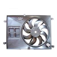 China Chevrolet LOVA 2008-2012 Car Water Tank AC Condenser Electric Engine Cooling Radiator Fan Assembly for sale