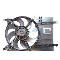 China Chevrolet LOVA 2008-2012 Car Water Tank AC Condenser Electric Engine Cooling Radiator Fan Assembly for sale