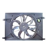 China Auto Parts Car AC Condenser Electric Engine Cooling Radiator Fan Assembly for Buick GL8 90765376 for sale