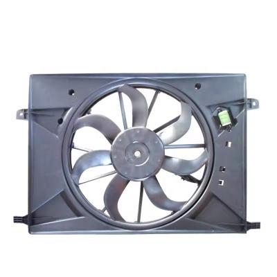 China Auto Parts Car AC Condenser Electric Engine Cooling Radiator Fan Assembly for Buick GL8 90765376 for sale