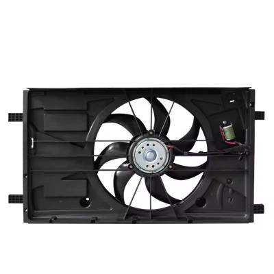China Malibu 1.5T Car AC Condenser with 12V Electric Engine Cooling Fan Assembly Auto Parts for sale