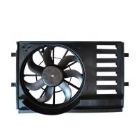 China Electric Engine Cooling Radiator Fan Assembly for VW Polo 6RD121207D 6RD1212079B9 2012- Year for sale