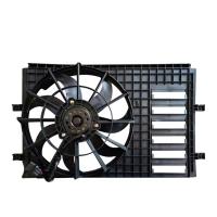 China Electric Engine Cooling Radiator Fan Assembly for VW Polo 6RD121207D 6RD1212079B9 2012- Year for sale