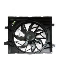 China Electric Engine Cooling Radiator Fan Assembly for Fiat 55037992AD Car AC Condenser for sale