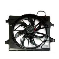 China Electric Engine Cooling Radiator Fan Assembly for Fiat 55037992AD Car AC Condenser for sale