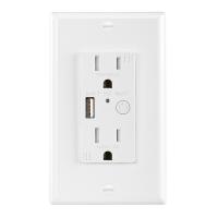 China Home Smart Socket Automation Wifi Controlled Power Outlet 15A 125V for sale