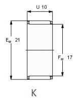 China K Series K14*18*10 Needle Roller Cage Assembly for sale