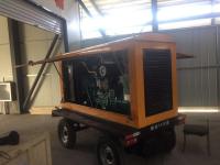 China Automatic Switch 120KW Dongfeng Kangmingsi Diesel Generator Set Trailer with Rain Shelter for sale