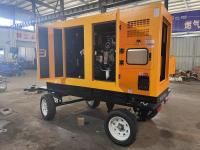China 125KVA Mobile Trailer Diesel Generator Set with Deep Sea Module and Self Starting for sale