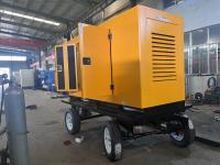 China 125KVA Mobile Trailer Diesel Generator Set with Deep Sea Module and Self Starting for sale