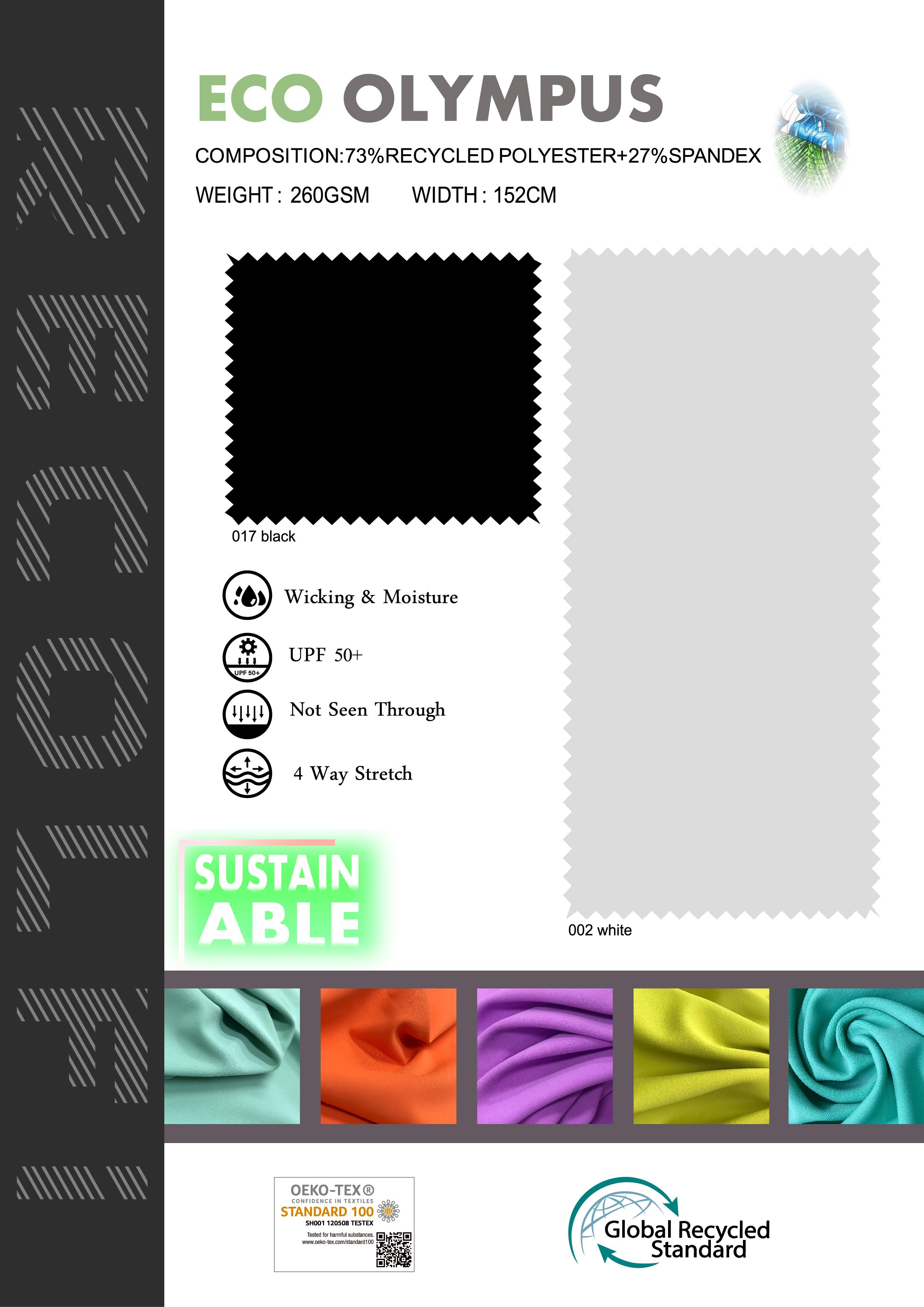 Recycled yoga and activewear fabric reference 2
