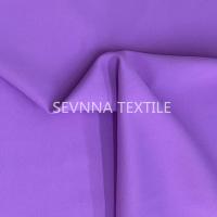China Purple Upf 50 Recycled Swimwear Fabric High Colorfastness Stretch Women Bikinis for sale