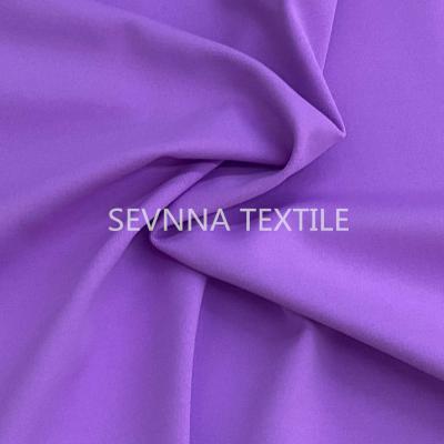 China Purple Upf 50 Recycled Swimwear Fabric High Colorfastness Stretch Women Bikinis for sale