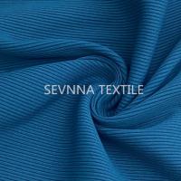 China Uv Protection Recycled Swimwear Fabric Crinkle Gingham 135CM Width for sale