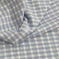 China Eco Ribbed Recycled Swimwear Beachwear Fabric 130CM Width for sale
