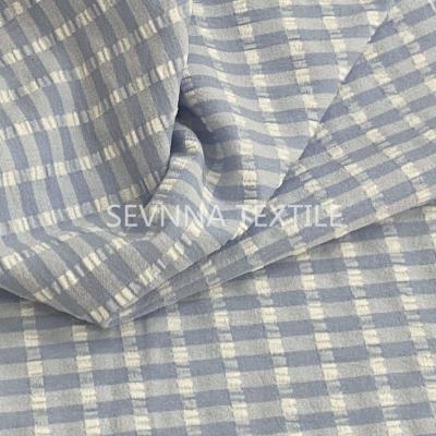 China Eco Ribbed Recycled Swimwear Beachwear Fabric 130CM Width for sale