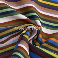 China Sublimation Printied Recycled Striped Swimwear Fabric Beachwear Diving Suits for sale