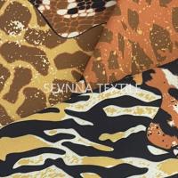China Sublimation Printed Recycled Swimwear Material Fabric Tricot Warp Knit for sale