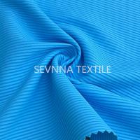 China Spandex Lycra 255gsm Recycled Swimwear Fabric Printable Ribbed Women Bathing Suit for sale