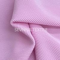 China Sustainable Ribbed Recycled Swimwear Fabric High Colorfastness Beach Bikinis for sale