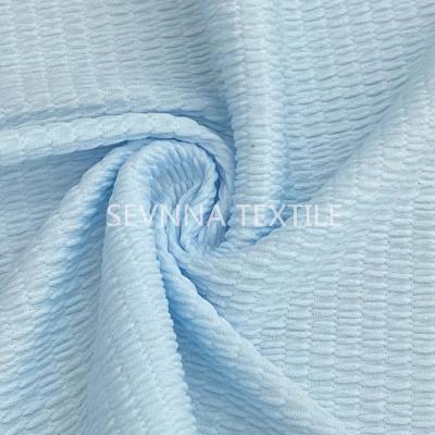 China Upf Recycled Swimwear Fabric Stretch Textured Ladies Bikini Beach Wear for sale