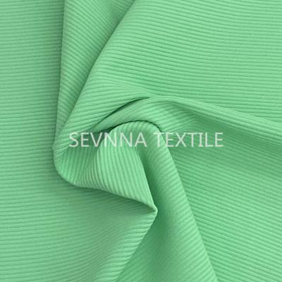 China Repreve Rib Recycled Nylon Swimwear Fabric Upf 50 Ladies Bikini Bathing Suit for sale