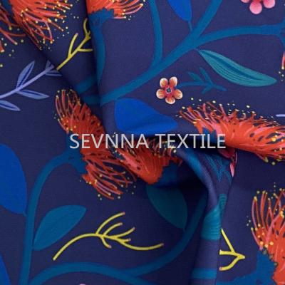 China Interlock Double Face Recycled Swimwear Fabric 230gsm 4 Way Streth Bathing Suit for sale