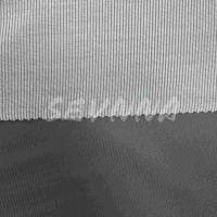 China Embossed Print Recycled Lycra Fabric With Technique Fog Foil Metallic Print Hologram for sale