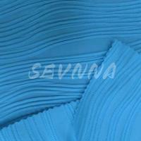 China Solid Recycled Swimwear Fabric 92%Recycled Polyester 8%Spandex Hand Washable for sale