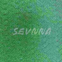 China Recycled Fiber Activewear Knit Fabric 77%Recycled Nylon 6%Silver Metallic 17%Spandex Machine Washable for sale