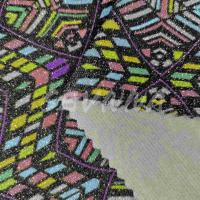 China Density Jacquard Knitted Double Knit Fabric Summer / Autumn Wear Recycled Polyester Fiber for sale