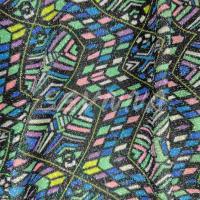China Soft Comfortable Double Knit Fabric With Recycled Poly And Metallic For Summer/Autumn Wear for sale