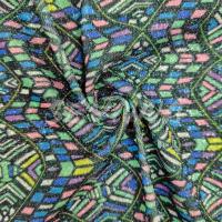 China Soft Comfortable Double Knit Fabric With Recycled Poly And Metallic For Summer/Autumn Wear for sale