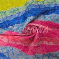 China Soft Density Double Knit Fabric In Stylish Jacquard Style With Recycled Fiber for sale